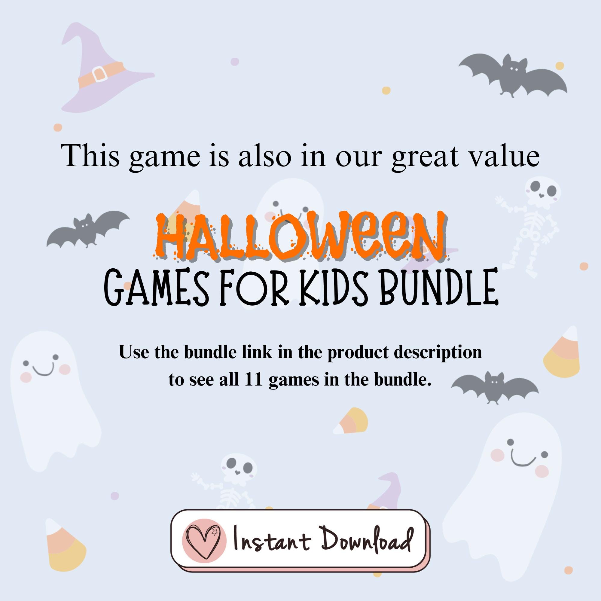 Halloween Guess the Candy Game for Kids, Halloween Printable Game for ...