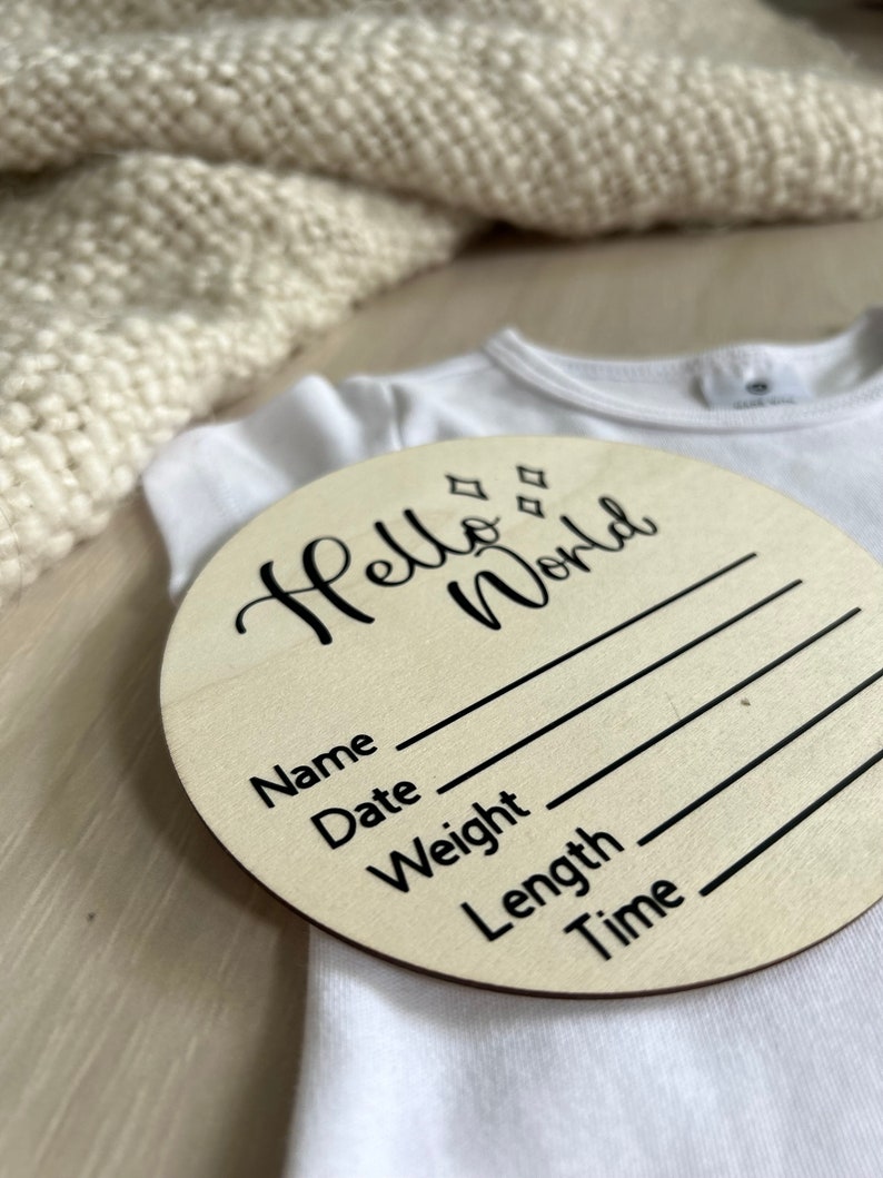 Hello World Sign - Etsy
