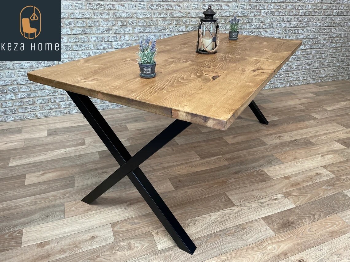 Extendable Dining Table X-frame - Etsy