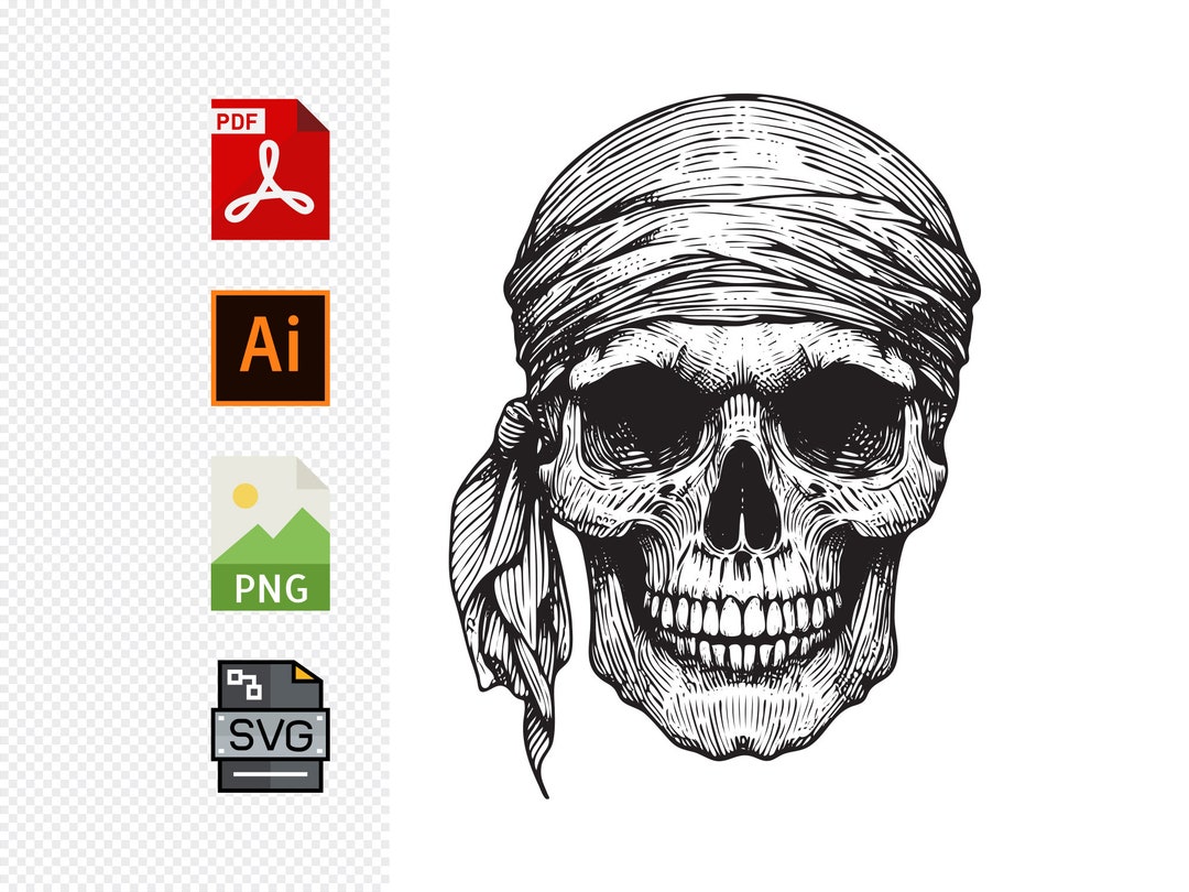 Skull Svg Clipart Skull Vector Clipart Line Art Clipart Skull