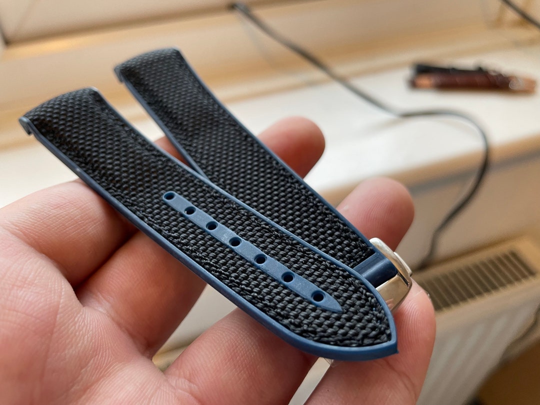 Seamaster 20mm With Logo Nylon Rubber Planet Ocean Deployment Rubber ...