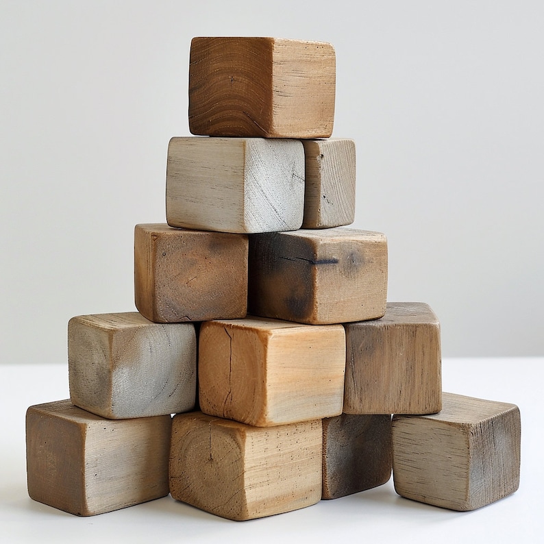 Wooden Blocks as Building Foundations - Etsy