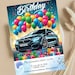 BMW Birthday Card, Customizable BMW Car Birthday Invitation ...