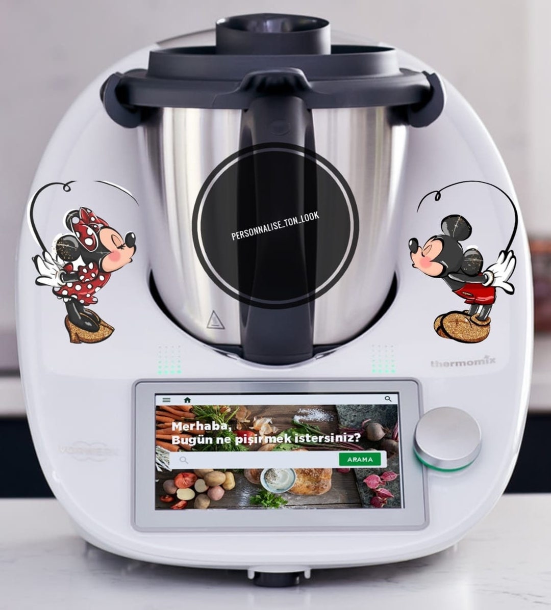 Stickers Thermomix Mickey Minnie Stickers Robot Kitchen Sticker ...