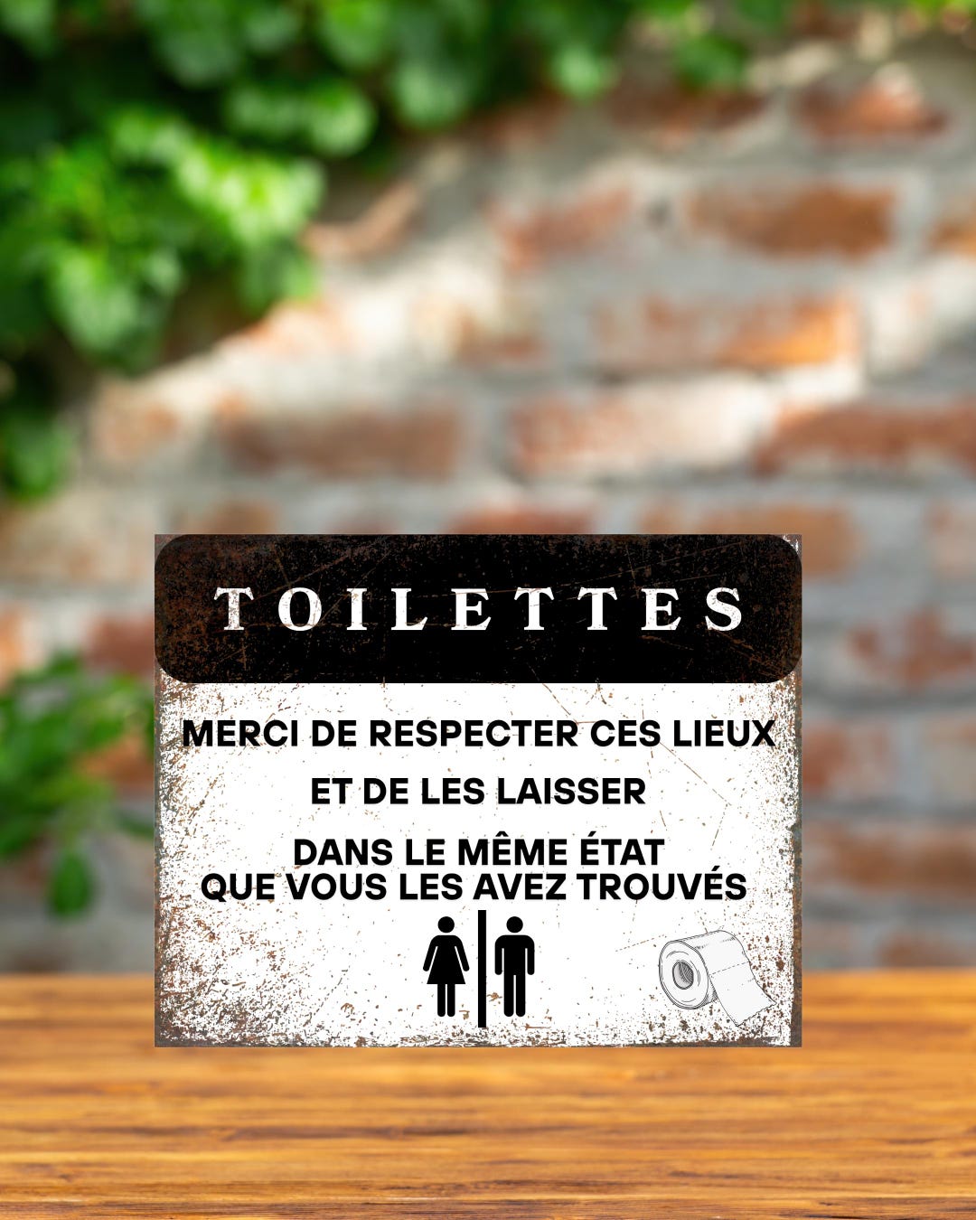 Vintage Toilet Sign, Metal Toilet Sign, Retro Toilet Rules House Rules ...
