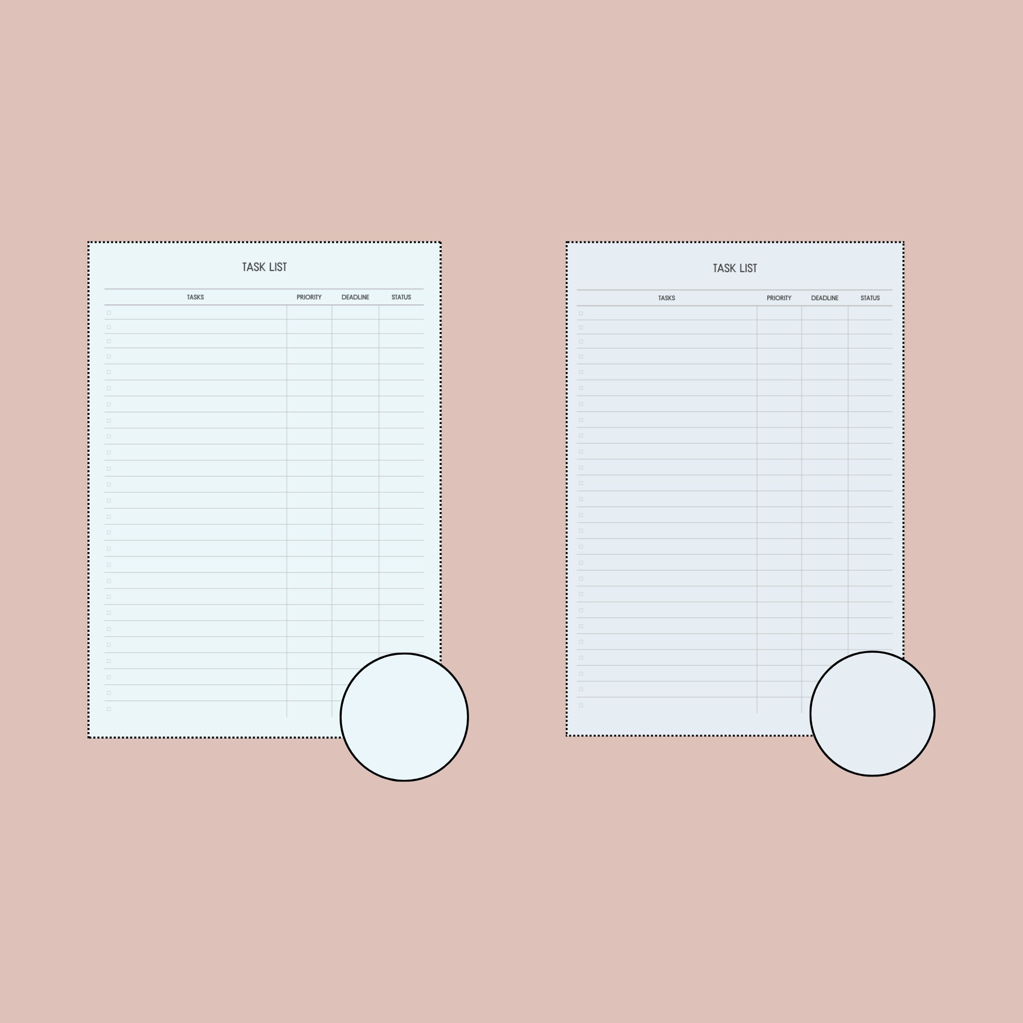 Task List, to Do List, Template for Goodnotes, Printable A4 PDF, 12 ...