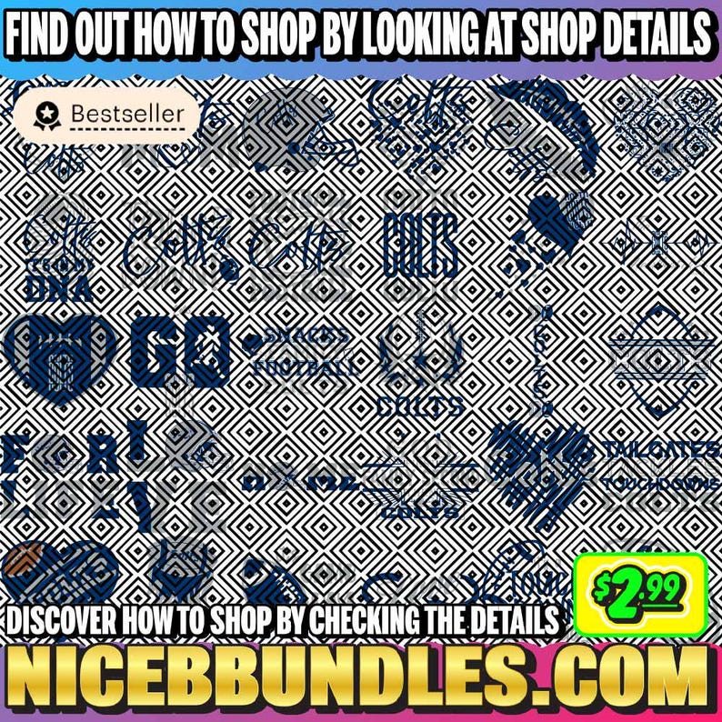 150 Indianapolis-colts Designs Svg Bundle, Indianapolis-colts Svg, N-F ...