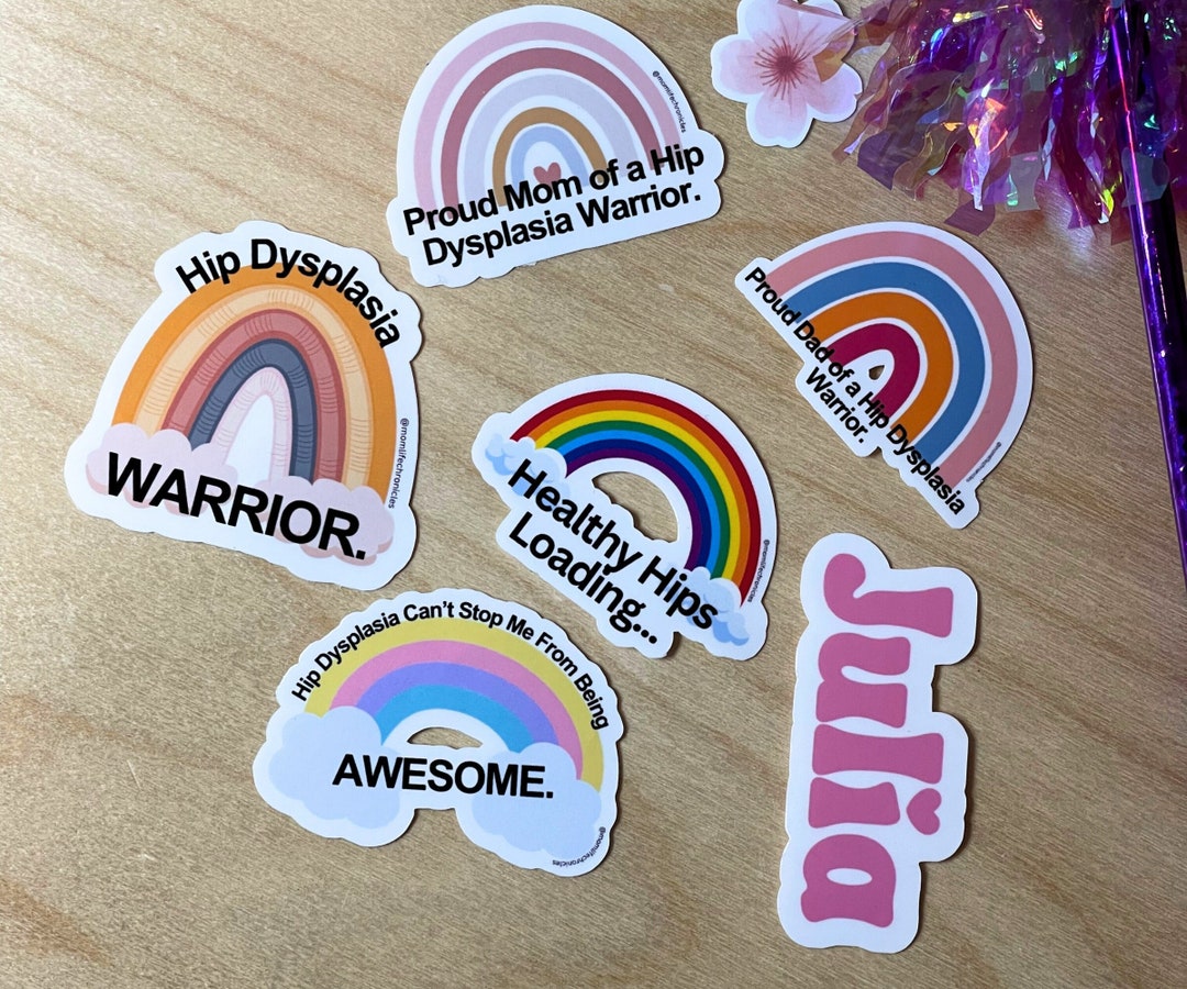 Hip Dysplasia Warrior Stickers for Spica Baby Sticker for Spica Table ...