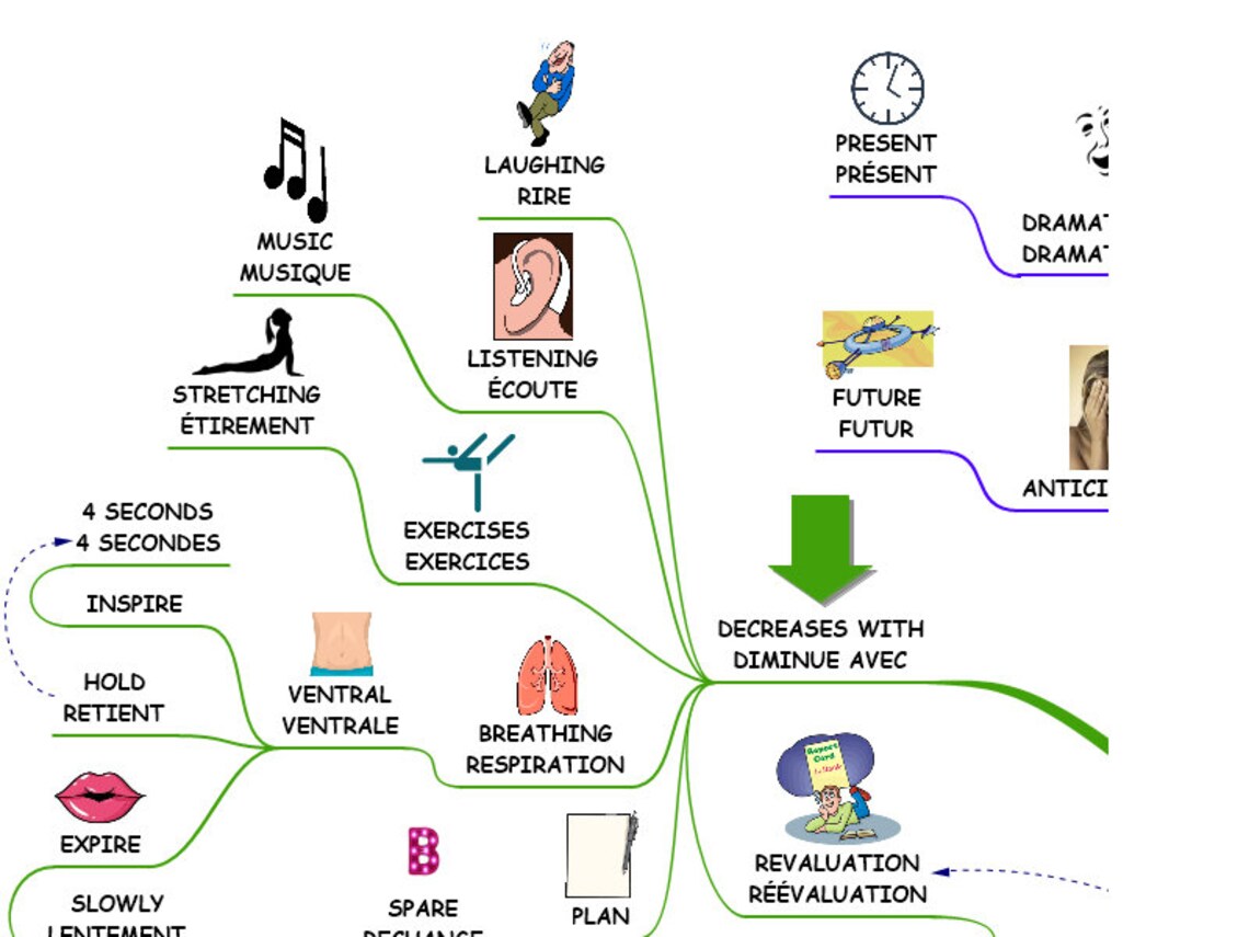 Mind Map on Stress, Its Effects on the Body, and Ways to Counter It ...