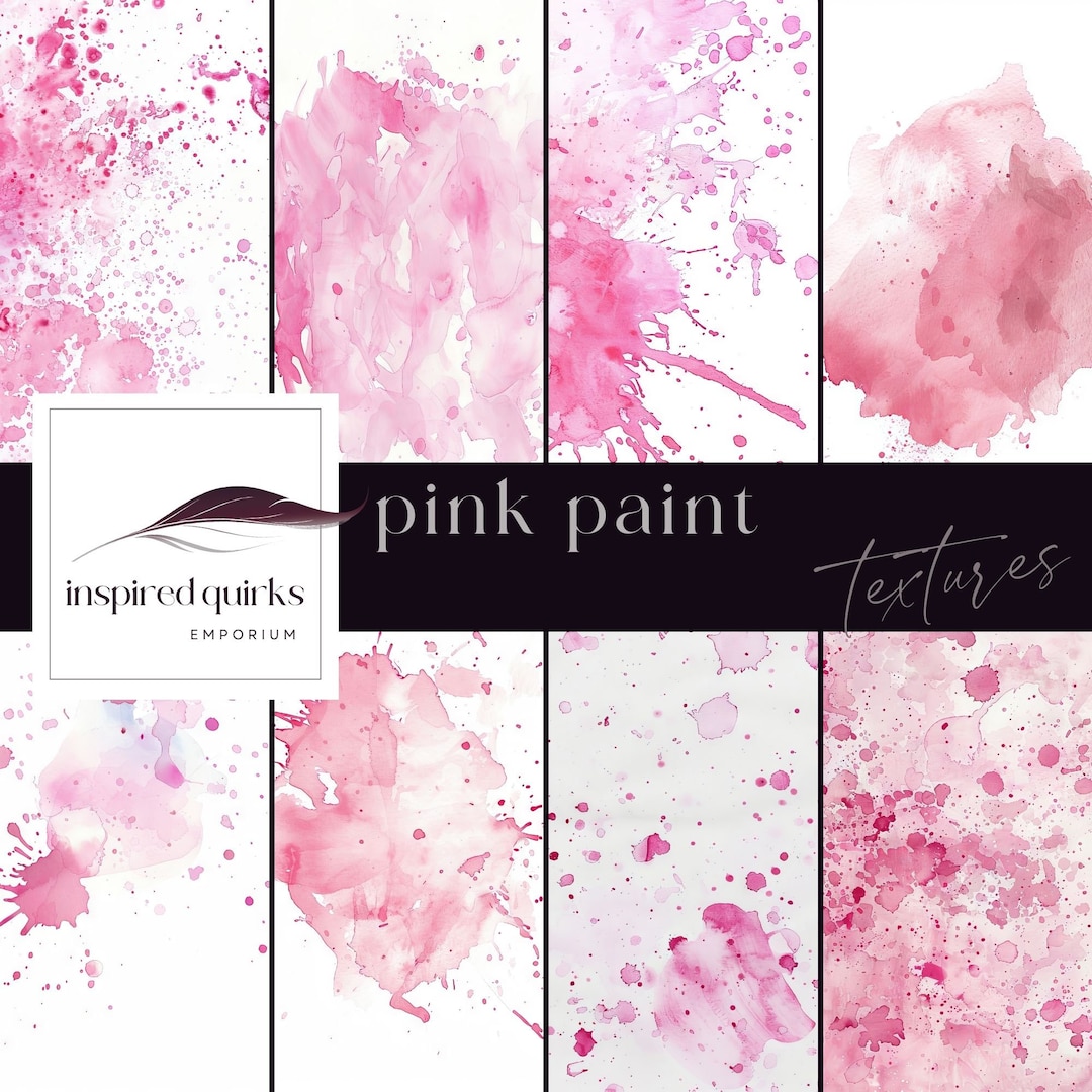 Paint Splatter Background, Pink Watercolor Washes, Painted Wall ...