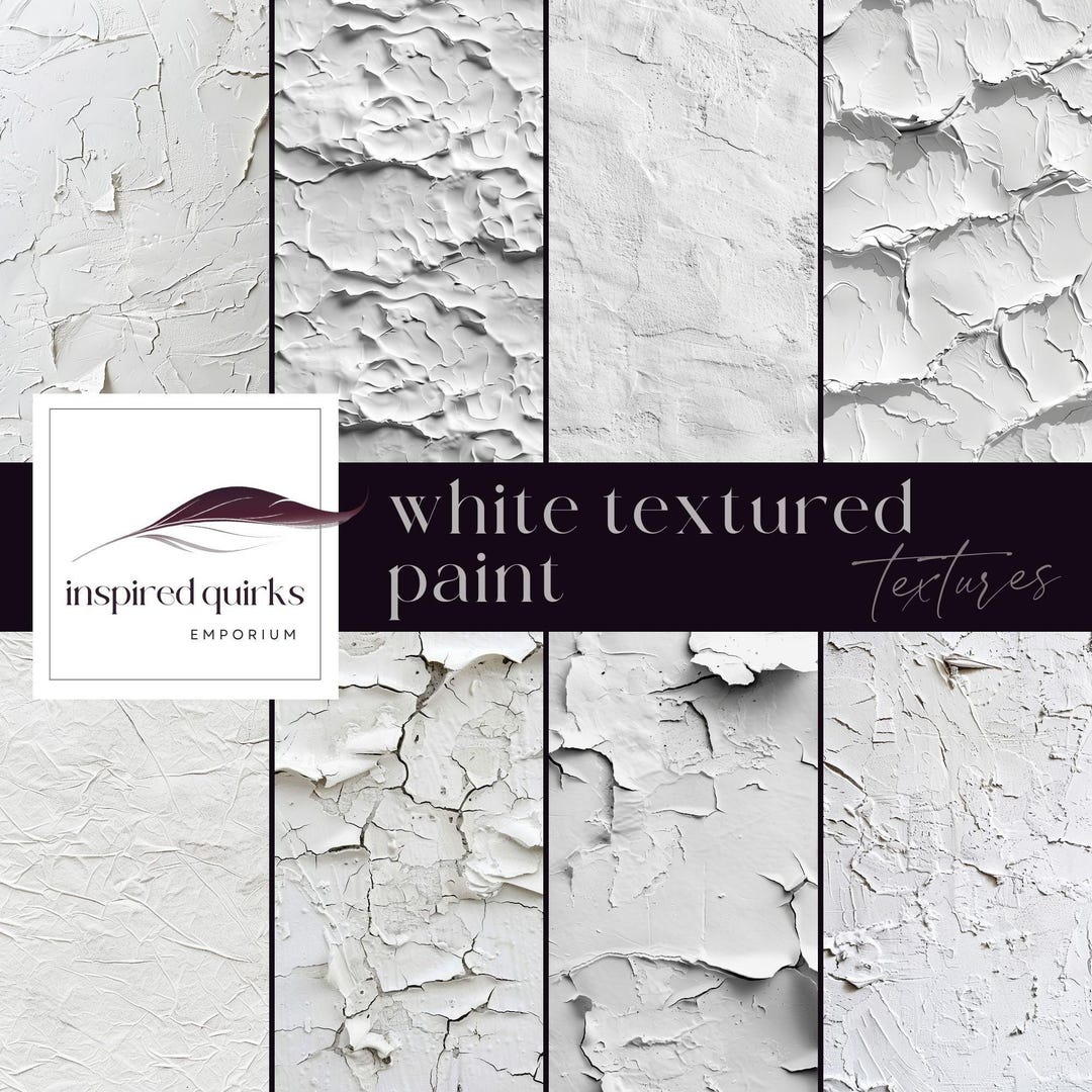 Paint Textures, Industrial Backdrop, Digital Download, White Painted ...