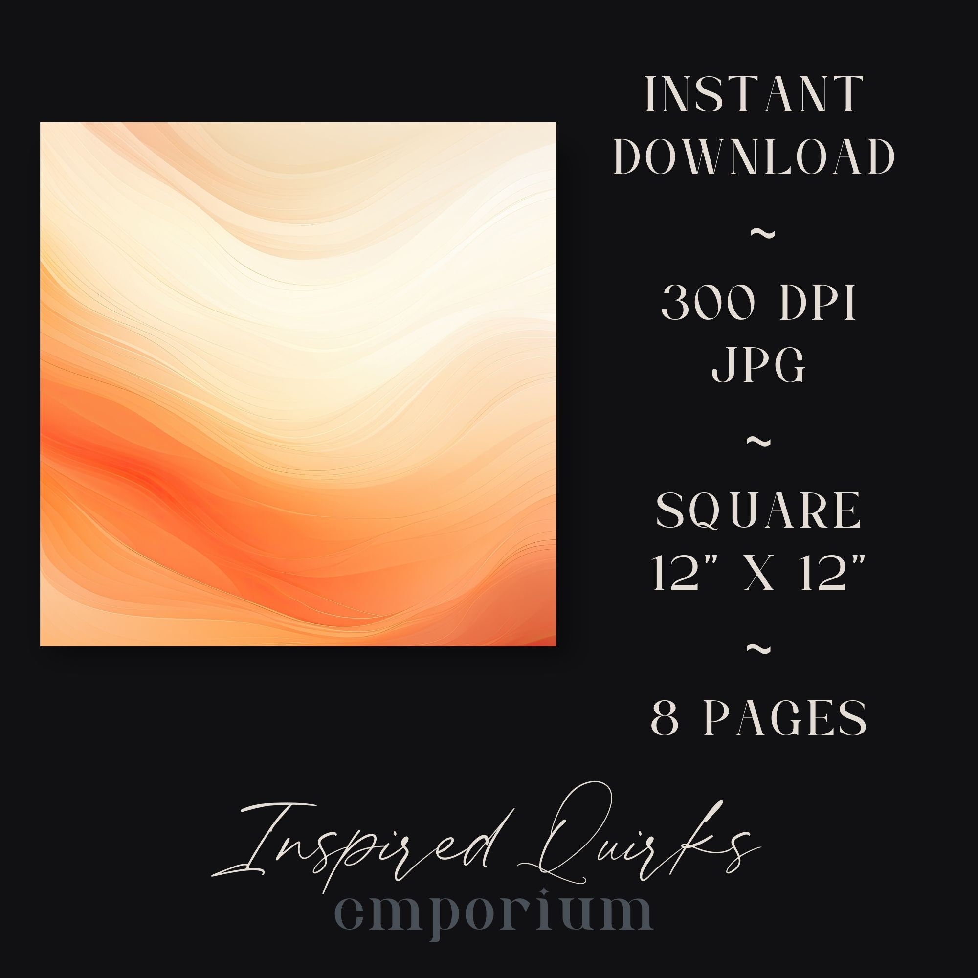 Orange Gradient Overlays Photoshop, Bright Digital Download, Junk ...