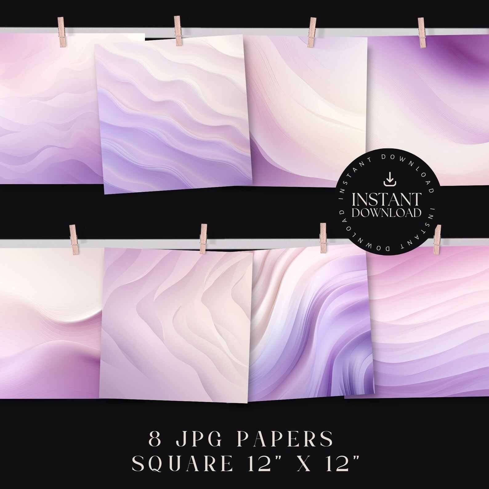 Purple Gradient Overlays Photoshop, Pastel Digital Download, Junk ...