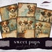 Sweet Puppy Junk Journal, Cute Dog Digital Paper, 6 Digital Journal ...