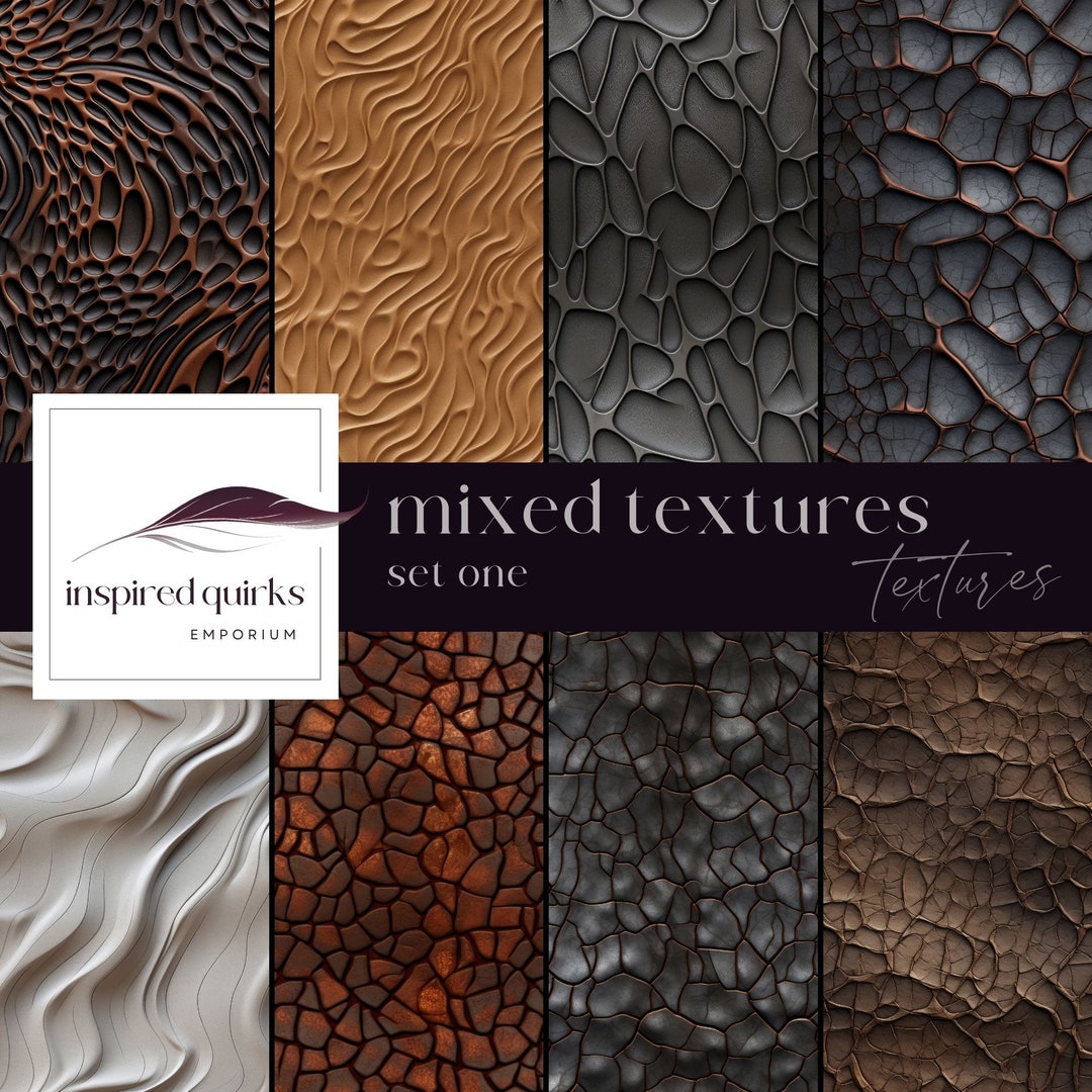 Texture Pack, Leather Look Overlays, Digital Download Bundle, Grunge ...