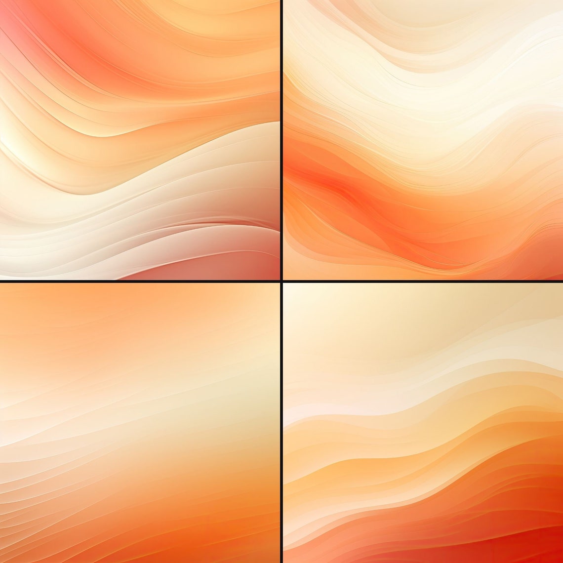 Orange Gradient Overlays Photoshop, Bright Digital Download, Junk ...