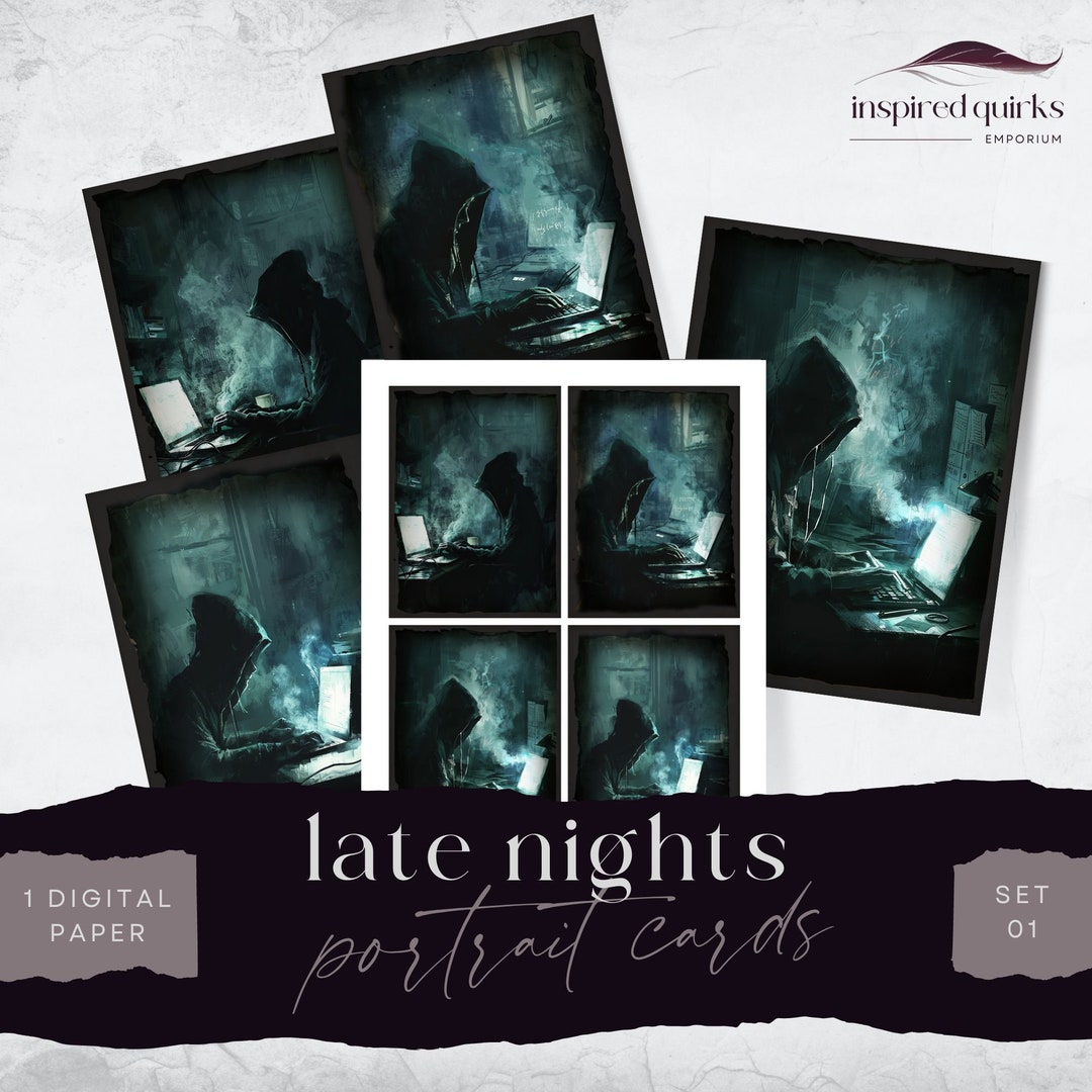 Geeky Gamer Boy Junk Journal Card Pack, Computer Cosplay Ephemera ...