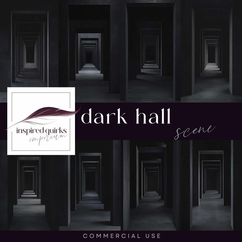 Dark Hall Background, Tunnel Backdrop, Dark Studio Scene, Night ...