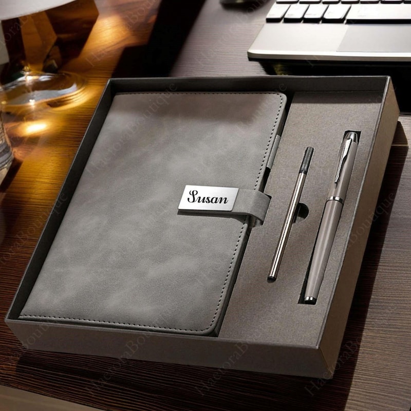 Green Journal and Pen - Etsy UK