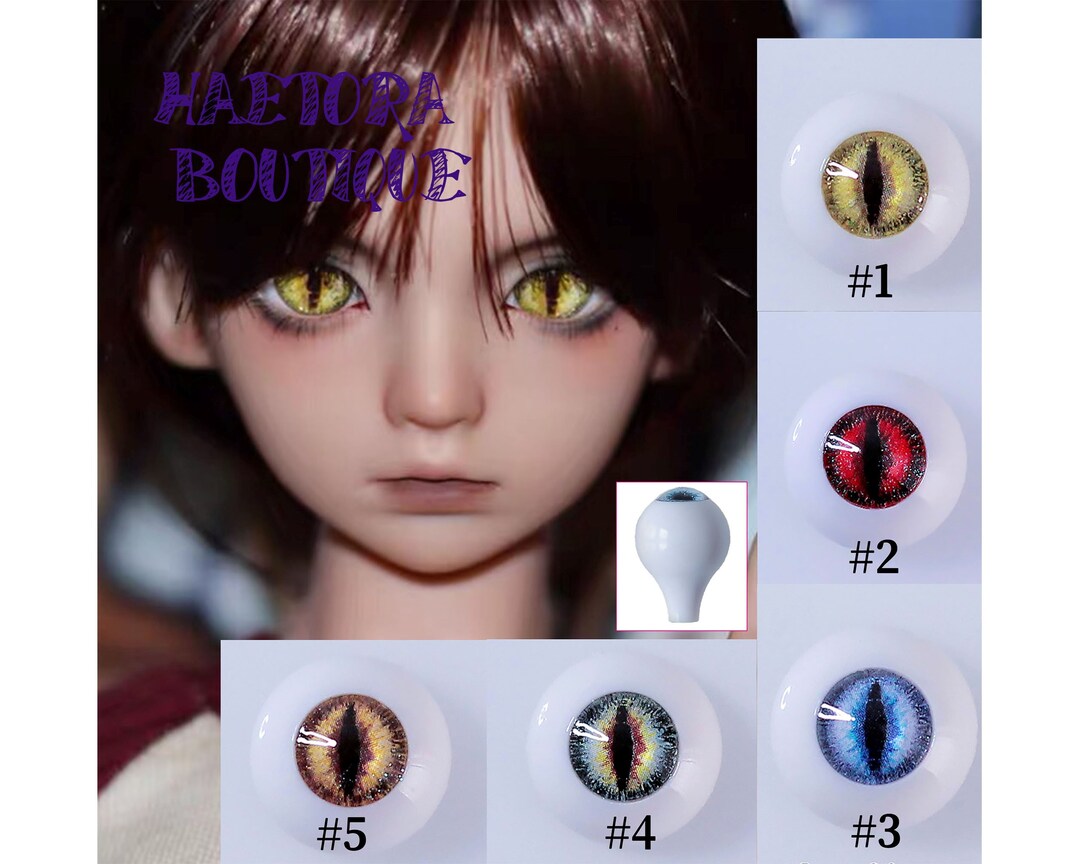 Acrylic Doll Eyes Red, Vintage Expressive Eyes, Art Doll Eyes ...