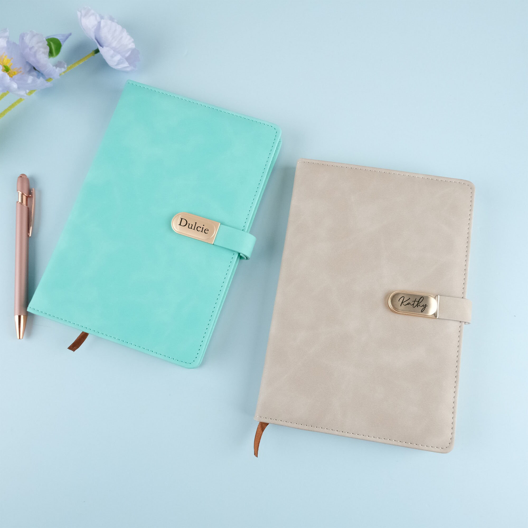 Personalised Leather Notebook, Diary Business, Leather Custom Notebook ...
