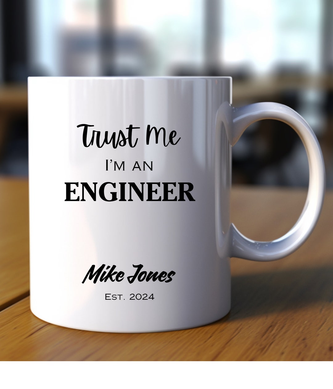 Personalized Coffee Mug for an Engineer, Mechanical Engineer Gift ...