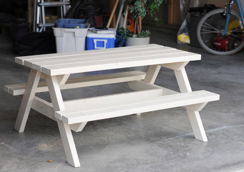 Small Picnic Table Plans, Garden Picnic Table, Wooden Kids Picnic Table ...