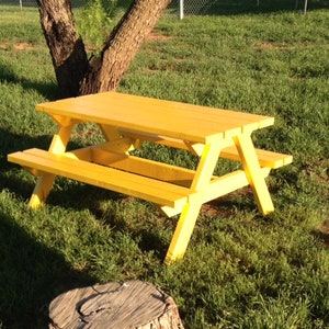 Small Picnic Table Plans, Garden Picnic Table, Wooden Kids Picnic Table ...