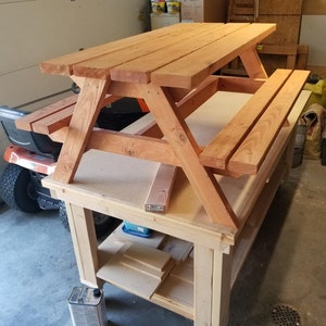 Small Picnic Table Plans, Garden Picnic Table, Wooden Kids Picnic Table ...