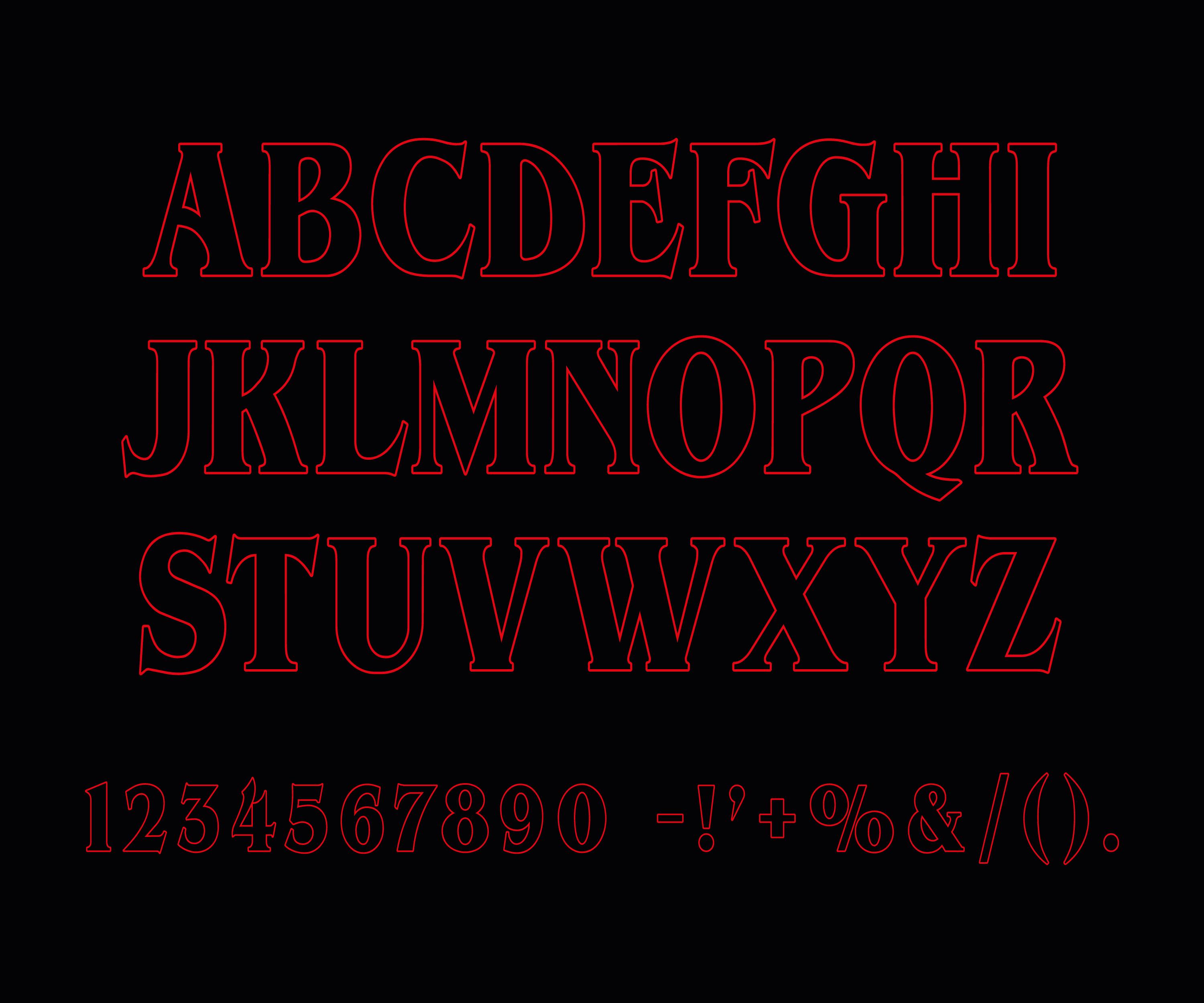 Fuentes Strangest Things SVG / TTF OTF / Alfabeto completo SVG / Letras ...