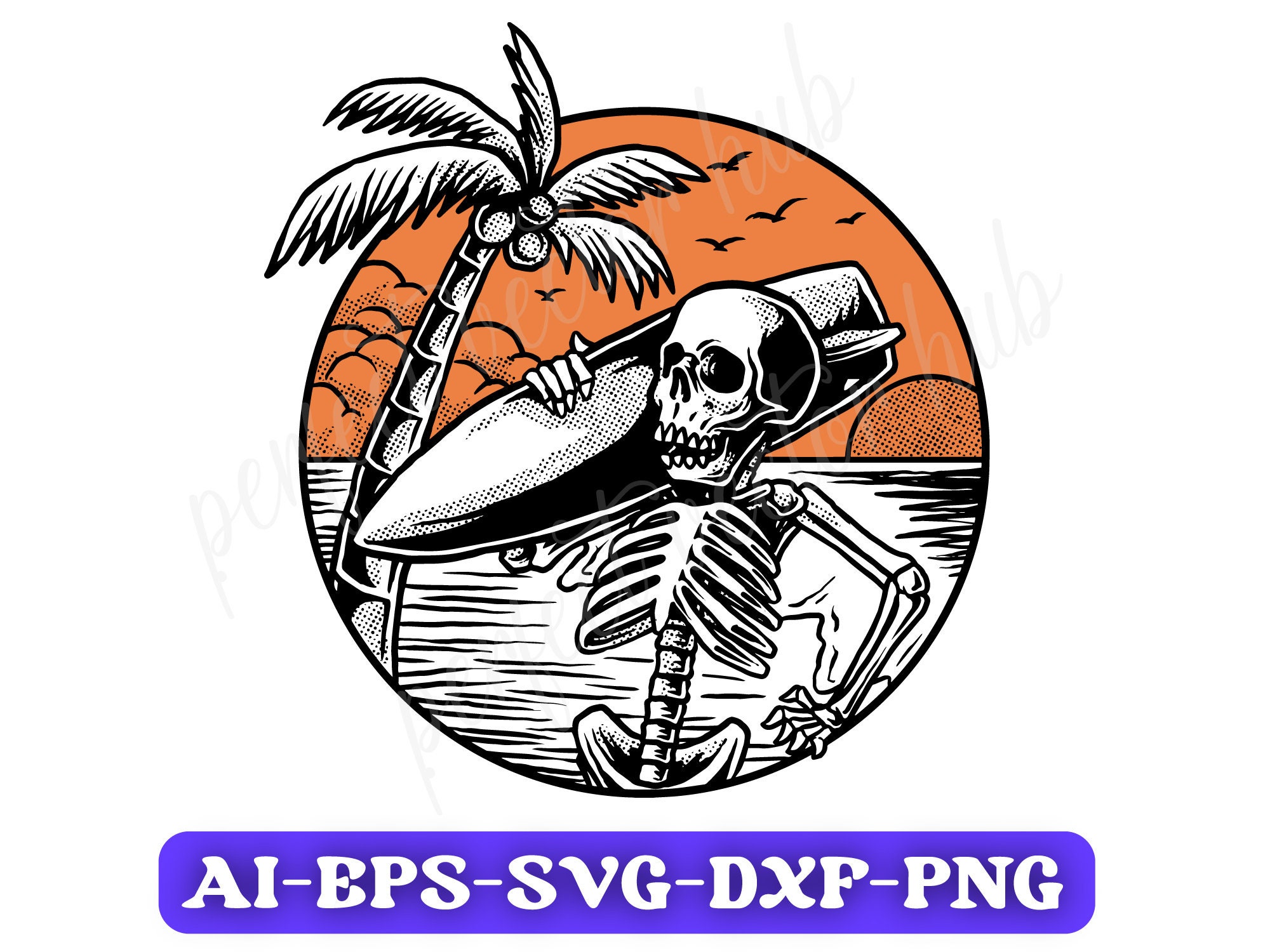 Surfer Skeleton Svg, Funny Skeleton Svg, Summer Skeleton Svg, Shirt ...