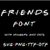 Friends Font - Etsy