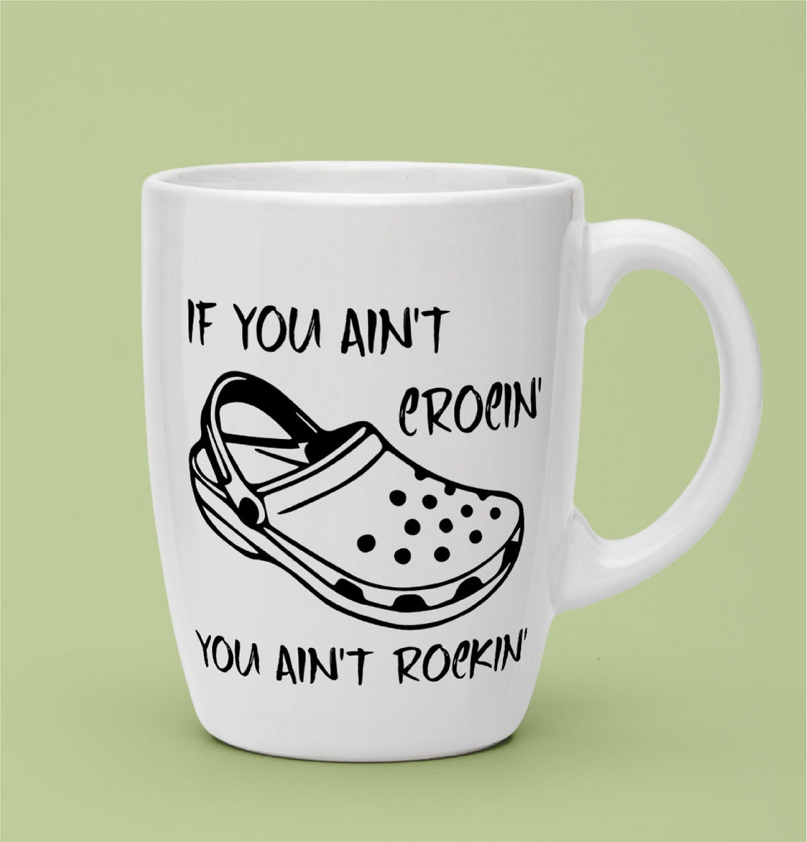 If You Aint Crocin You Aint Rockin Svg, Croc Sandals Svg, Cut File ...