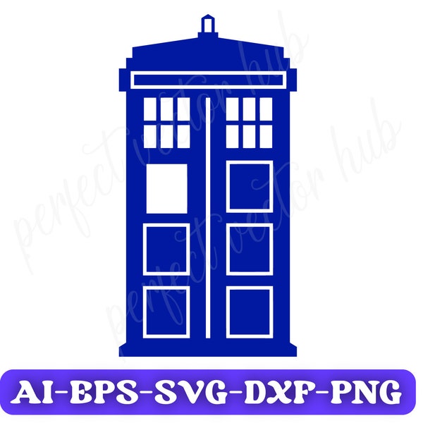 Tardis Svg - Etsy