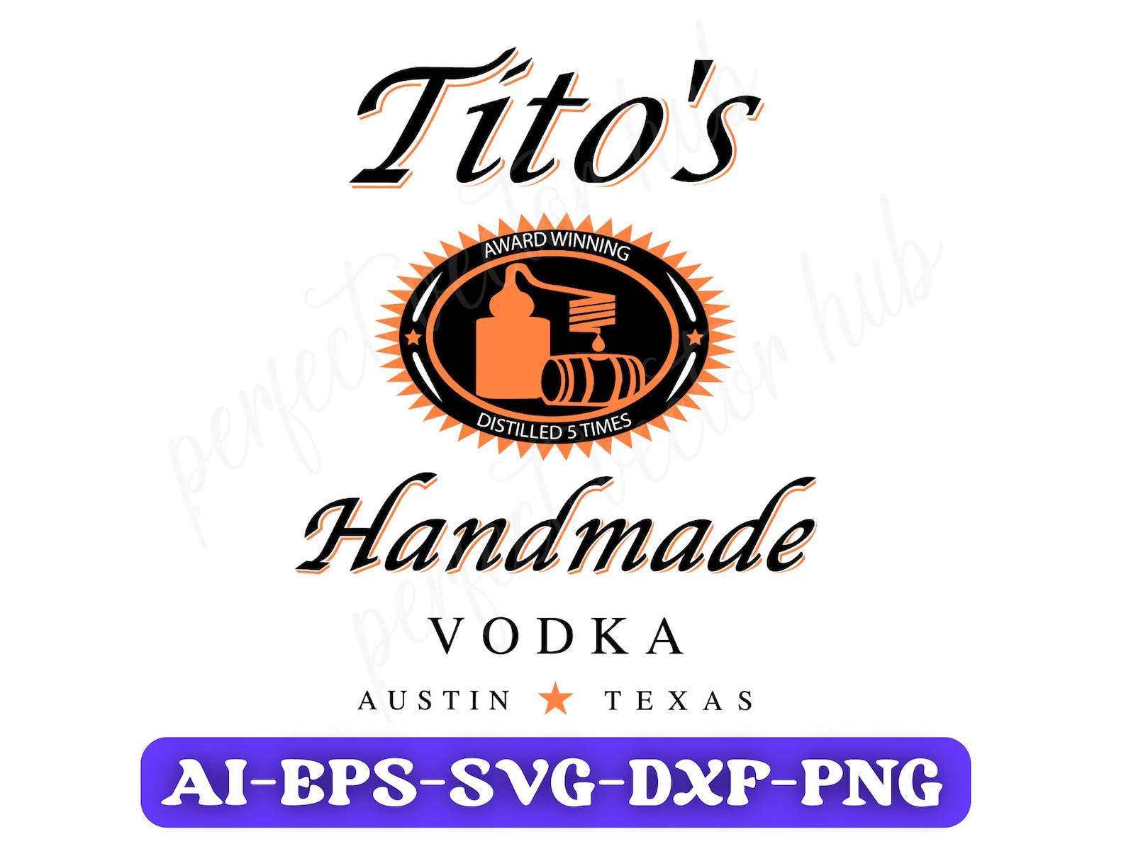 Tito's Vodka Svg, Tito's Vodka Png, Cut File, Silhouette, Cricut ...