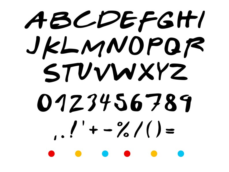Friends Font Svg, Friends Font for Cricut, Friends Font, Png, Cricut ...