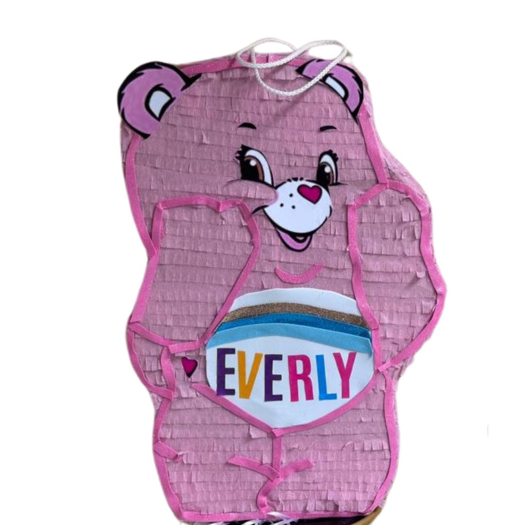 Cheer Bear Piñata | Personalized Care Bears Theme Party (includes Stick ...
