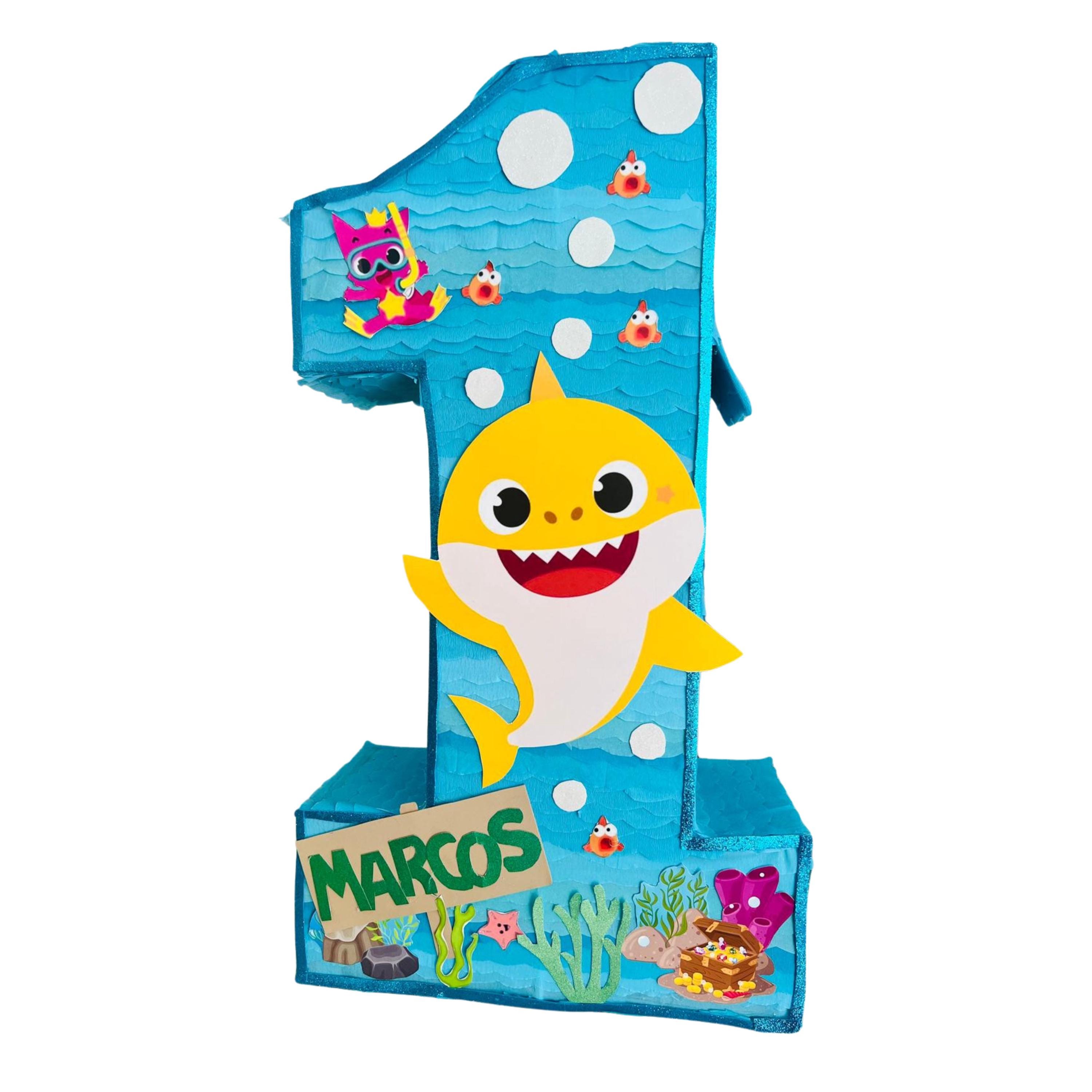 PINATA BABY SHARK Primer Cumpleaños - Etsy