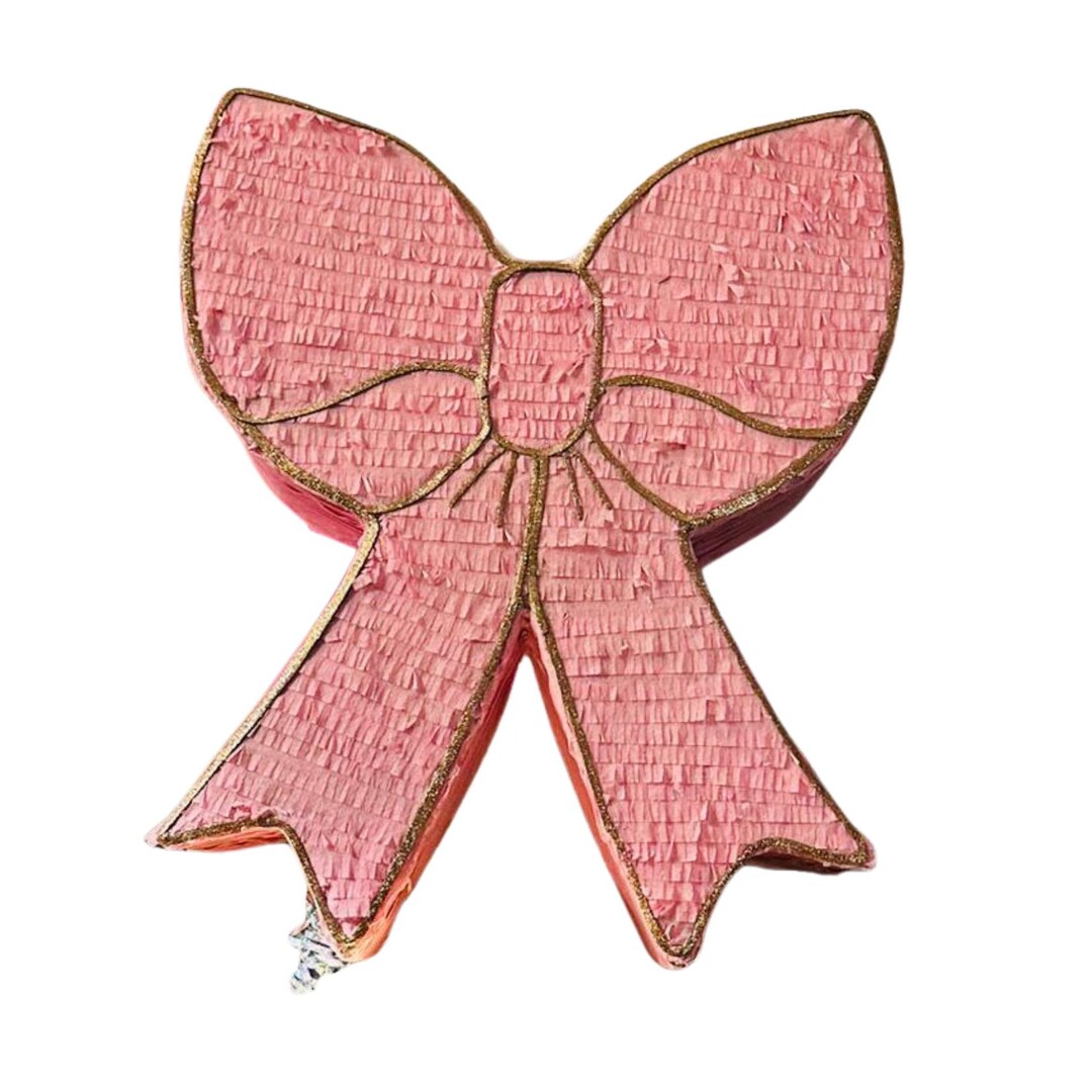 Piñata Lazo Rosa Delicado | Rosa Romántico | Decoración Elegante ...