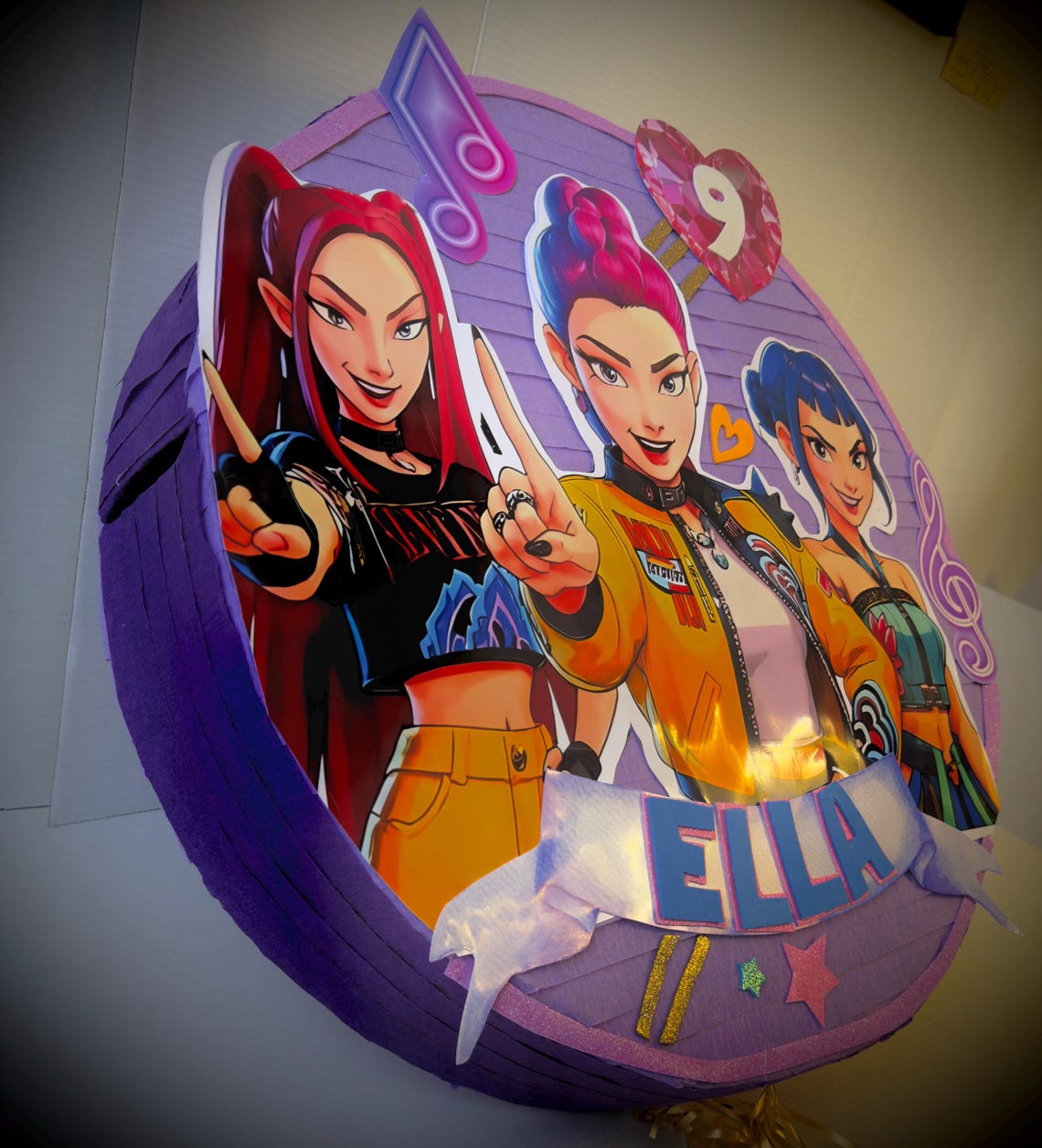 Kpop Piñata | Musical Birthday Party/ Huntrix Pinata/ Kpop Fiesta - Etsy