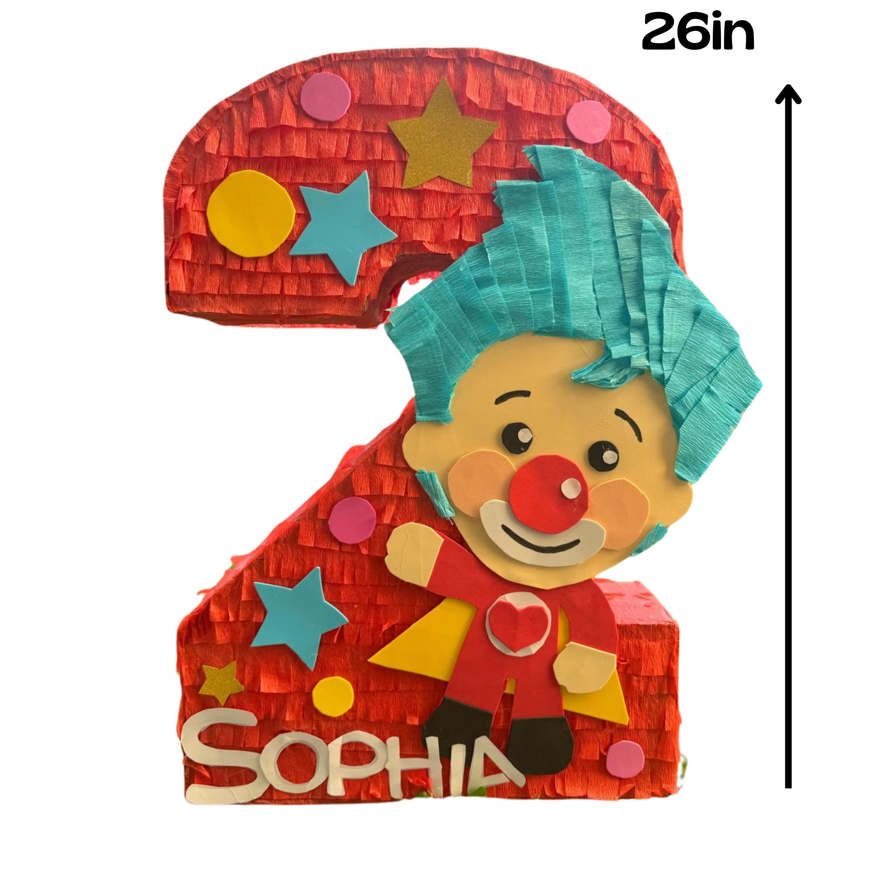 Piñata De Payaso Plin Plin Numero 2 - Etsy