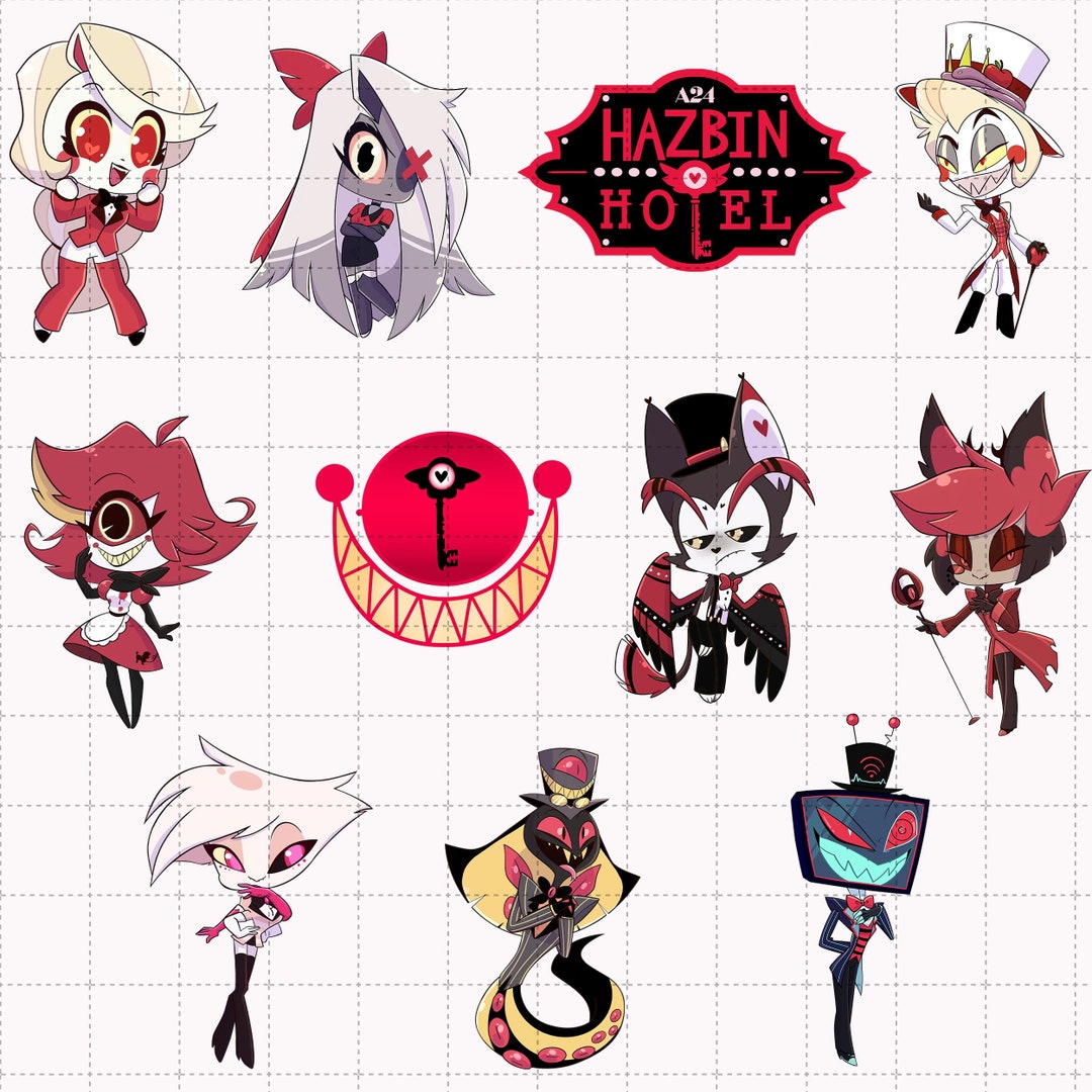 Hazbin Hotel Characters Png, Hazbin Hotel Inspired Png, Hazbin Hotel ...