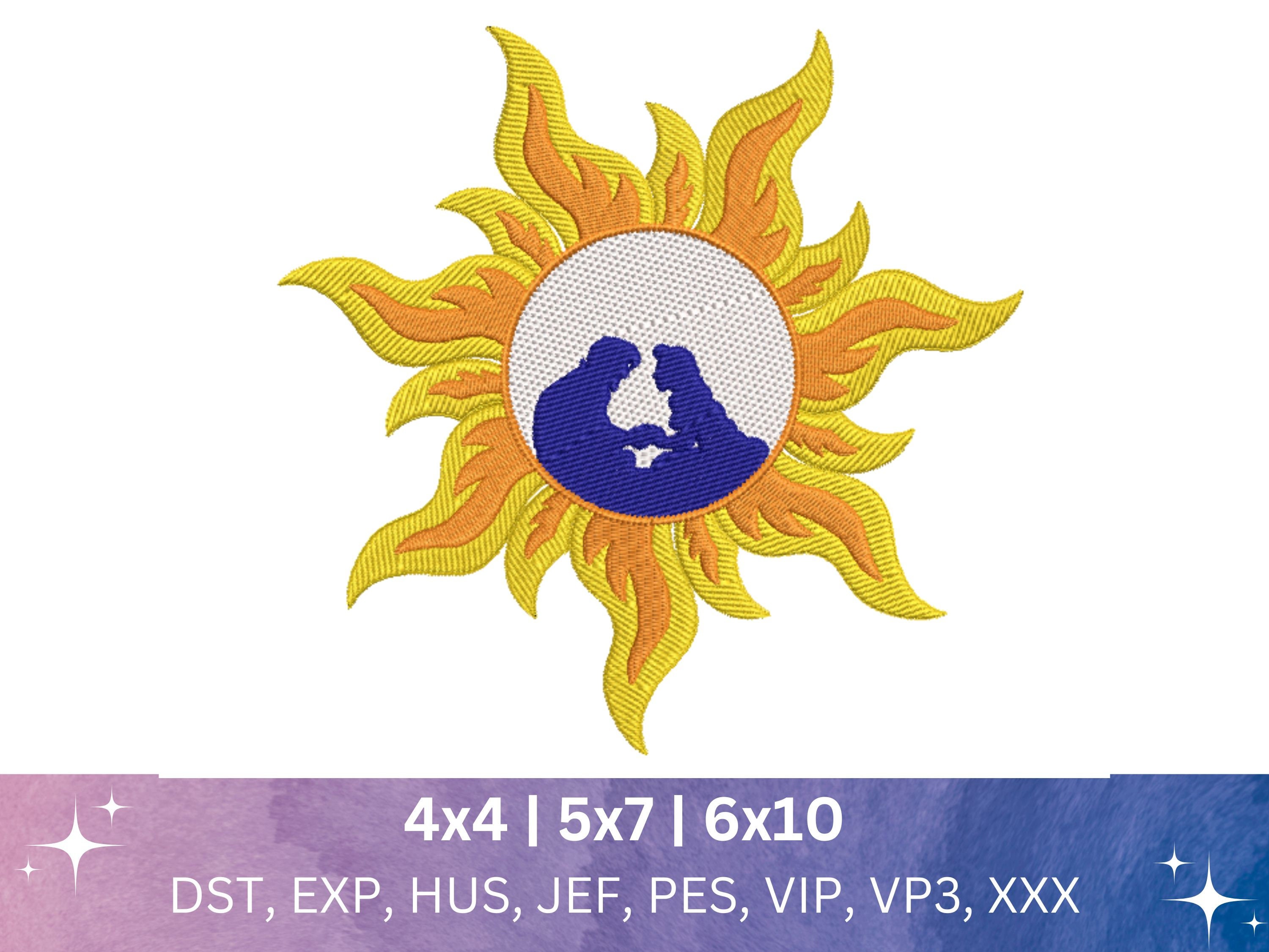 Rapunzel Embroidery Design Princess Love Embroidery Machine Princess ...