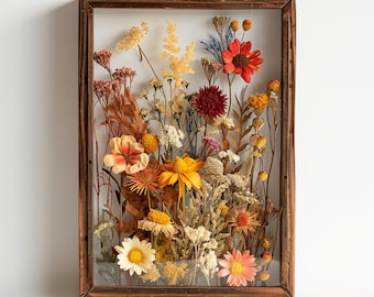 Artisan Dried Flower Frames Weaving Stories on Your Walls - Etsy