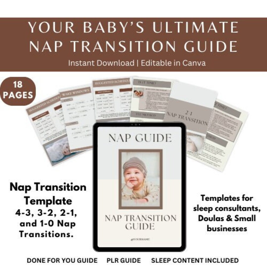 Newborn Nap Sleep Plan Template Sleep Consultants, Postpartum Doula ...