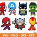 Super Hero Bundle,super Hero Kids,svg,png,dxf,eps,digital Item Creators ...