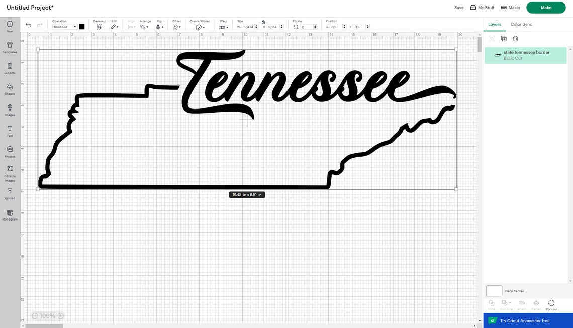 Tennessee State Svg,png,dxf,eps,pdf File,ready for Canva,cricut ...