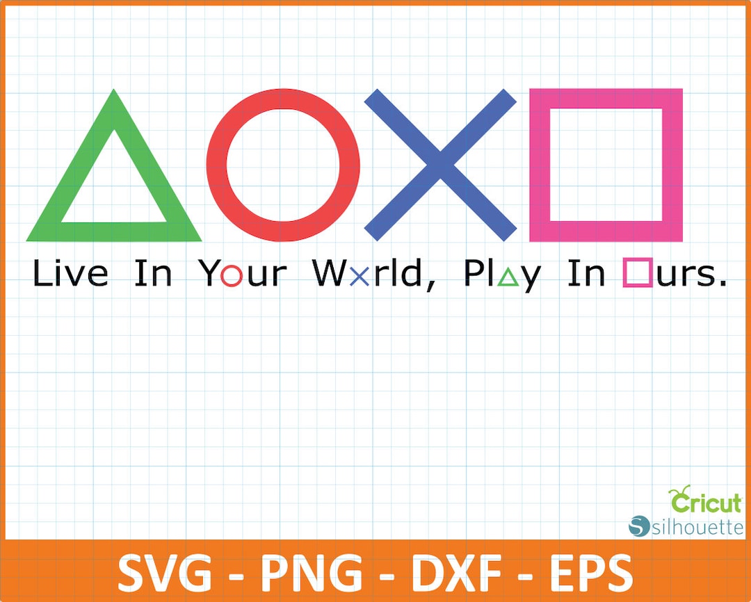 Playstation Vector,svg,png,dxf,eps File,instant Download,digital ...