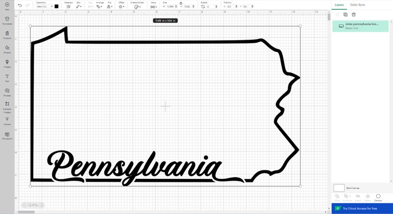 Pennsylvania State Svg,png,dxf,eps,pdf File,ready for Canva,cricut ...