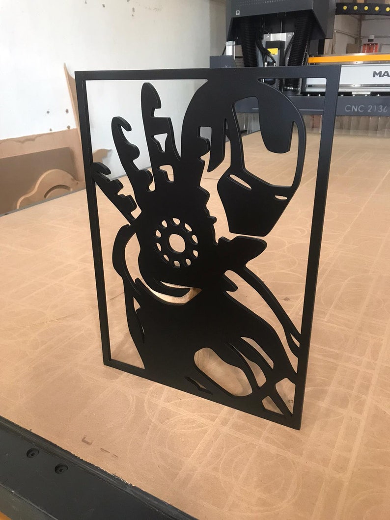 Iron Man Sign,svg,png,dxf,eps File for Cnc,plasma,laser Machine,instant ...